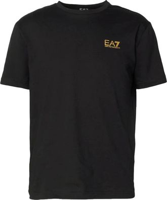 Emporio Armani Emporio Armani Ea7, Homme, Tops, Noir, Taille: 2XL Girocollo T-Shirt