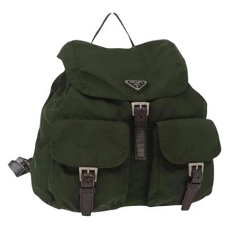 Prada Pre-owned Nylon Rucksack - - Pre-owned - Damen - Gr&uuml;n - ONE SIZE