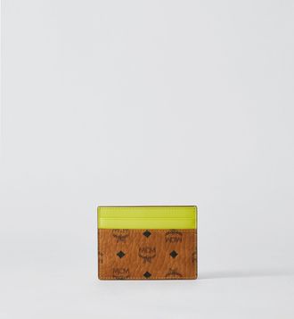 MCM Aren Kartenetui in Visetos COGNAC VISETOS