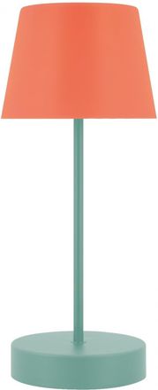 Remember Oscar Tischleuchte - Koralle / Türkis, Kunststoff, LED, Wiederaufladbar, Dimmer