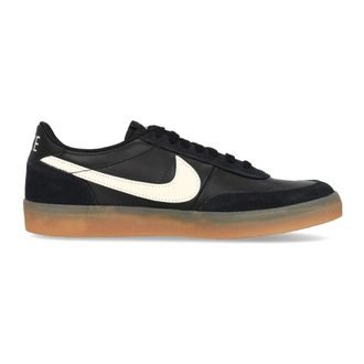 Nike Leder-Sneaker Low - - Sport - Herren - Schwarzk - 44 EU
