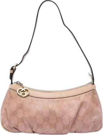 Gucci Pre-owned Canvas Shoulder Bag - - Pre-owned - Damen - Rosa - ONE SIZE