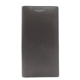 Saint Laurent Portefeuille en cuir Pre-owned - Femme - Pre-owned - Noir - Taille: ONE Size