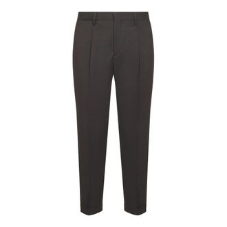 D4.0 D4.0 Anzughose mit Bundfalte - - Trousers - Herren - Braun - 3XL