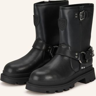 Blauer Biker Boots kimmel07 schwarz