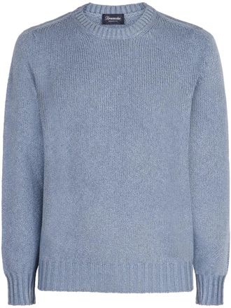 Drumohr pull en coton - Bleu