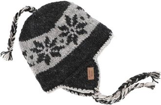 Guru Shop Guru-Boutique, Bonnet en Laine Avec Cache-oreilles, Chapeau Norv&eacute;gien - Noir, Synth&eacute;tique, Size:Taille Unique, Chapeau