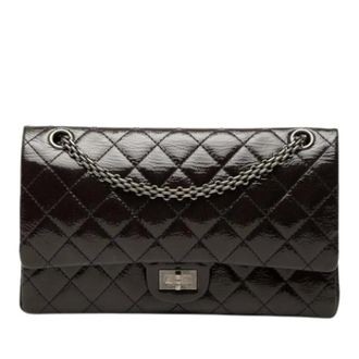 Chanel Sac bandouli&egrave;re vintage double rabat Pre-owned - Femme - Pre-owned - Violet - Taille: ONE Size