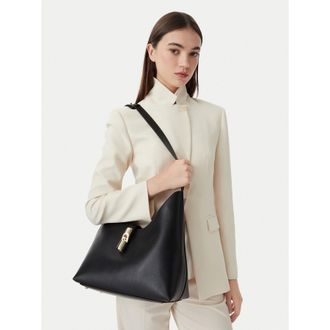 Furla Handtasche Furla Goccia M WB01499 BX3104 CN O6000 Schwarz