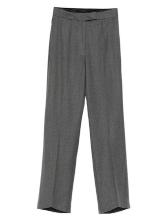 John Galliano pantalon de tailleur &agrave; fermeture zipp&eacute;e (ann&eacute;es 1990) - Gris