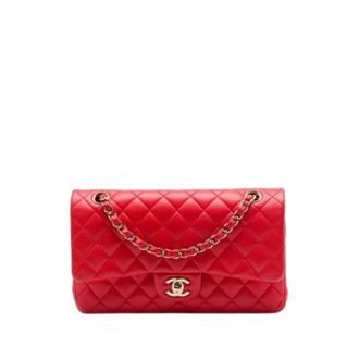Chanel Sac bandouli&egrave;re classique double rabat Pre-owned - Femme - Pre-owned - Rouge - Taille: ONE Size