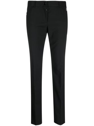 Dolce & Gabbana pantalon de tailleur à taille haute (années 2000) - Noir