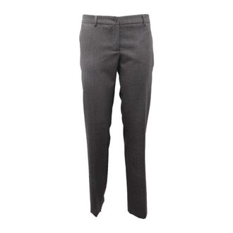 Mauro Grifoni Wollhose Made in Italy - - Trousers - Damen - Grau - L