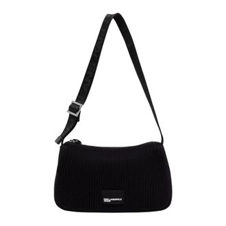 Karl Lagerfeld Logo Umh&auml;ngetasche - - Bags - Damen - Schwarzk - ONE SIZE