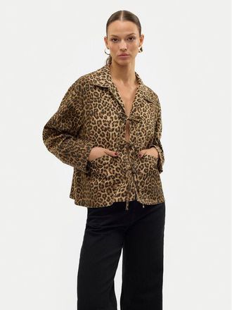 Vero Moda Hemdjacke Kirby 10327896 Braun Regular Fit