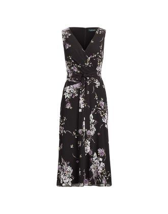 Ralph Lauren FLORAL GEORGETTE MIDI DRESS