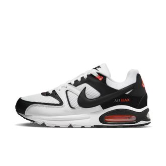 Nike Nike Herrenschuh Air Max Command Herrenschuh, White/Black-Max Orange, 629993-103, 49.5 EU (15 US)