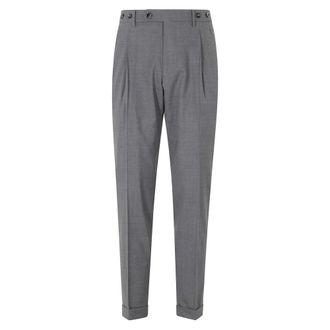 Berwick 1707 Homme, Pantalons, Gris, Taille: 2XL Pantalon Slim-fit Barber