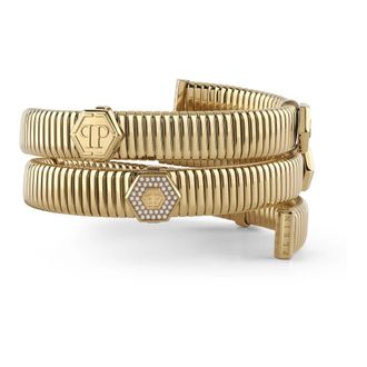 Philipp Plein Femme, Accessoires, Jaune, Taille: ONE Size Nake Hexagon Bracelet
