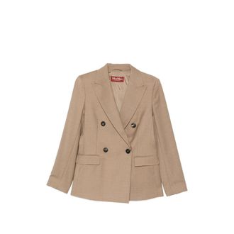 Max Mara Double-breasted Peak-lapels Jacket
