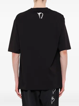 Yohji Yamamoto Graphic Print T-Shirt - Black