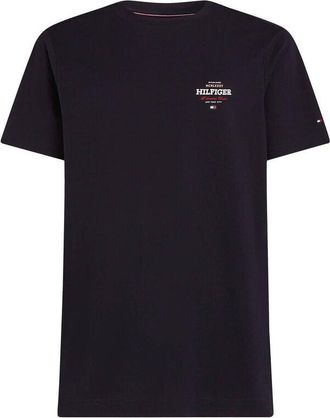 Tommy Hilfiger Herren T-Shirt MONOTYPE ALL AMERICAN TEE Relaxed Fit