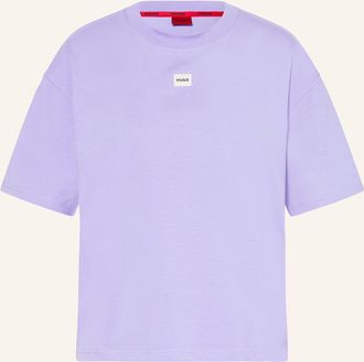 HUGO BOSS Hugo Lounge-Shirt Signature lila