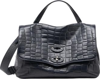 Zanellato Postina Foulard 70 Small - Femme - Sacs - Bleu - Taille: ONE Size