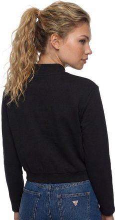 Guess Sweatshirt OLYMPE HIGH NECK SWEATSHIRT in Scuba-Qualit&auml;t, Stehkragen