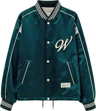 Wooyoungmi Wooyoungmi - Logo Baseball Jacket - Homme - Vestes - Vert - Taille: L