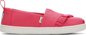Toms Ruffle Alpargata Flache Slipper, Himbeere, 36.5 EU
