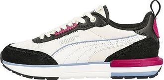 Puma R22 Chaussures de Sport pour Femme, Warm White Puma White Puma Black Pinktastic, 39 EU