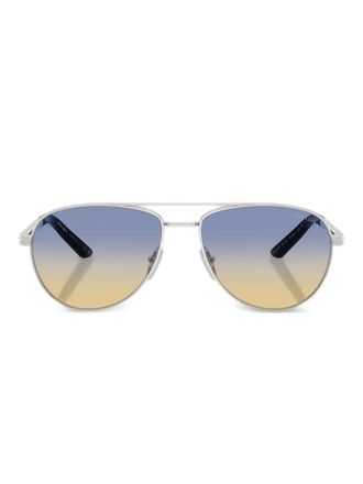 Prada lunettes de soleil à verres dégradés - Argent