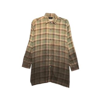 R13 Check-print Distressed-effect Shirt