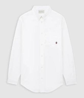 Dr&ocirc;le de Monsieur Chemise Oxford White