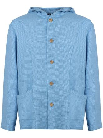 Kiton cardigan Luca - Bleu