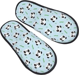 Generic Respirant Pantoufles Adorable panda mochi Chausson Maison Classiques Chaussons Femme pour Femme Homme Maison M