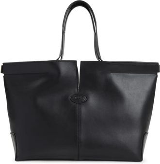 Tod's Tods Hobo Bags - Black Leather Shoulder Bag With Structured Silhoue - Gr. unisize - in Schwarz - für Damen