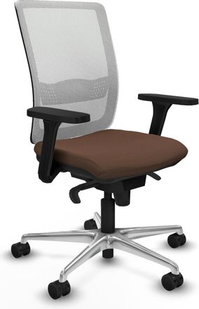 Piqueras y Crespo Home Office Haches Stuhl mit 3D-Armen, h&ouml;henverstellbare Lendenwirbelst&uuml;tze, ausgestattet mit 5 Positionen und eingespritztem Schaum. Mit Rollen von 6