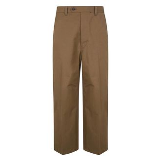 Comme Des Gar&ccedil;ons Wide Pantalons - Homme - Pantalons - Brun - Taille: L
