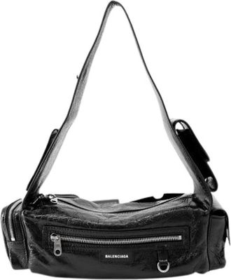 Balenciaga Sac bandouli&egrave;re vintage Pre-owned - Femme - Pre-owned - Noir - Taille: ONE Size