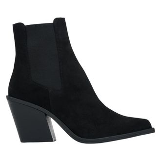 Estro & Luminara Cowboy Boots mit Blockabsatz - - Shoes - Damen - Schwarzk - 39 EU