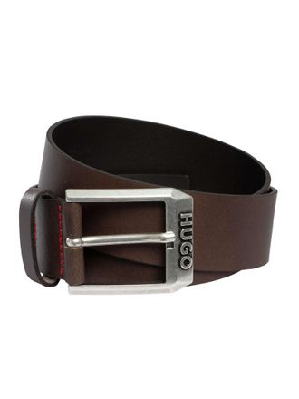 HUGO BOSS Gelio-Lederg&uuml;rtel, Braun