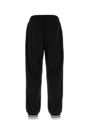 Gucci Mens Black Polyester Joggers Blackmix Pantaloni