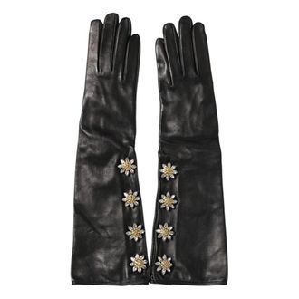 Dolce & Gabbana Lange Handschuhe - - Accessories - Damen - Schwarzk - ONE SIZE
