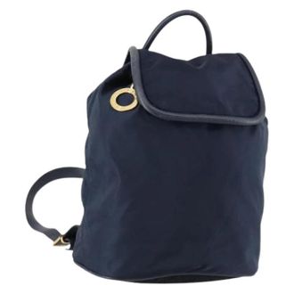 Celine Pre-owned Vintage Nylon Rucksack - - Pre-owned - Damen - Blau - ONE SIZE