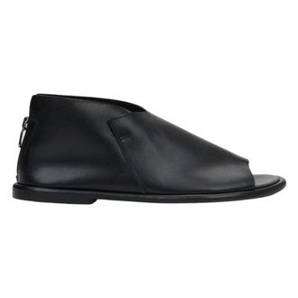 Estro & Luminara Femme, Chaussures, Noir, Taille: 38 EU Sandales en cuir &agrave; talon ferm&eacute;