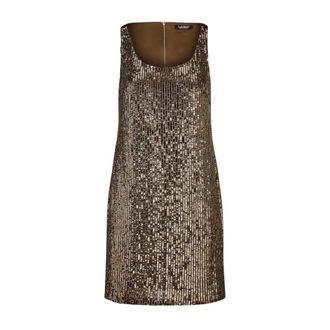 Ralph Lauren Minikleid mit Pailletten - - Dresses - Damen - Gelb - M