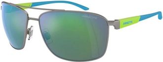 Arnette Homme, Accessoires, Bleu, Taille: ONE Size Metal Frame Aviator Lunettes de soleil