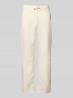 GANT Regular Fit Leinenhose mit elastischem Bund